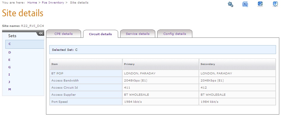 What inventory details can I see?